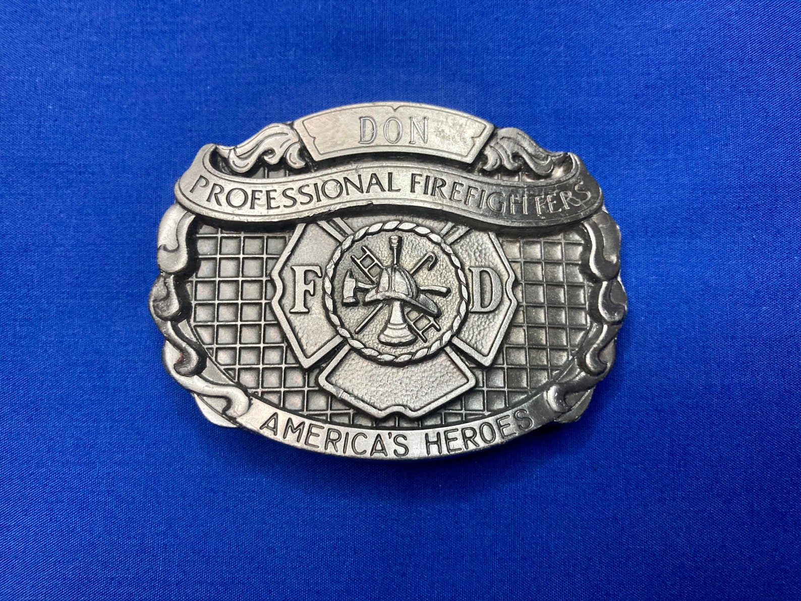 Firefighter Belt Buckle - Etsy