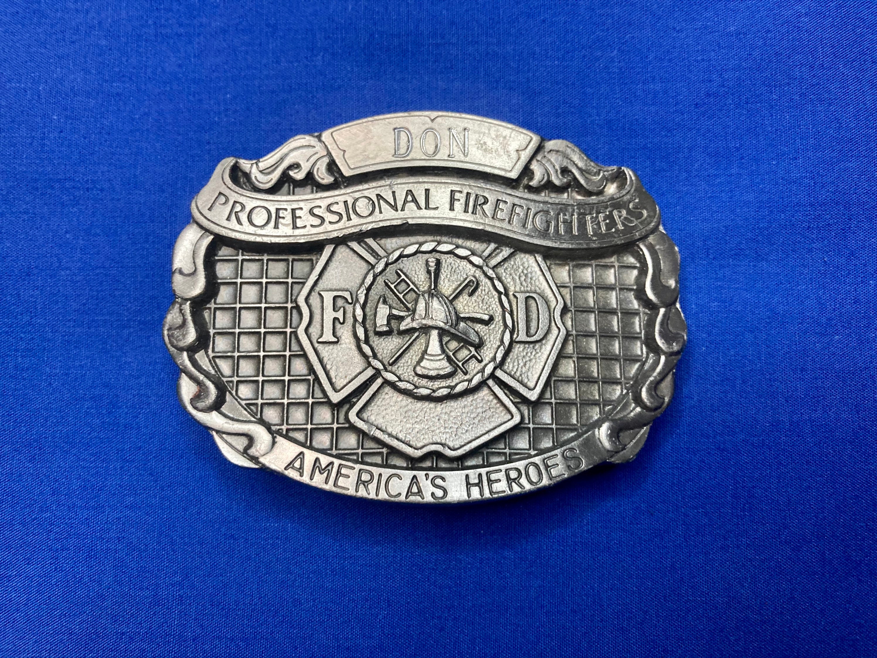 Firefighter Belt Buckle - Etsy
