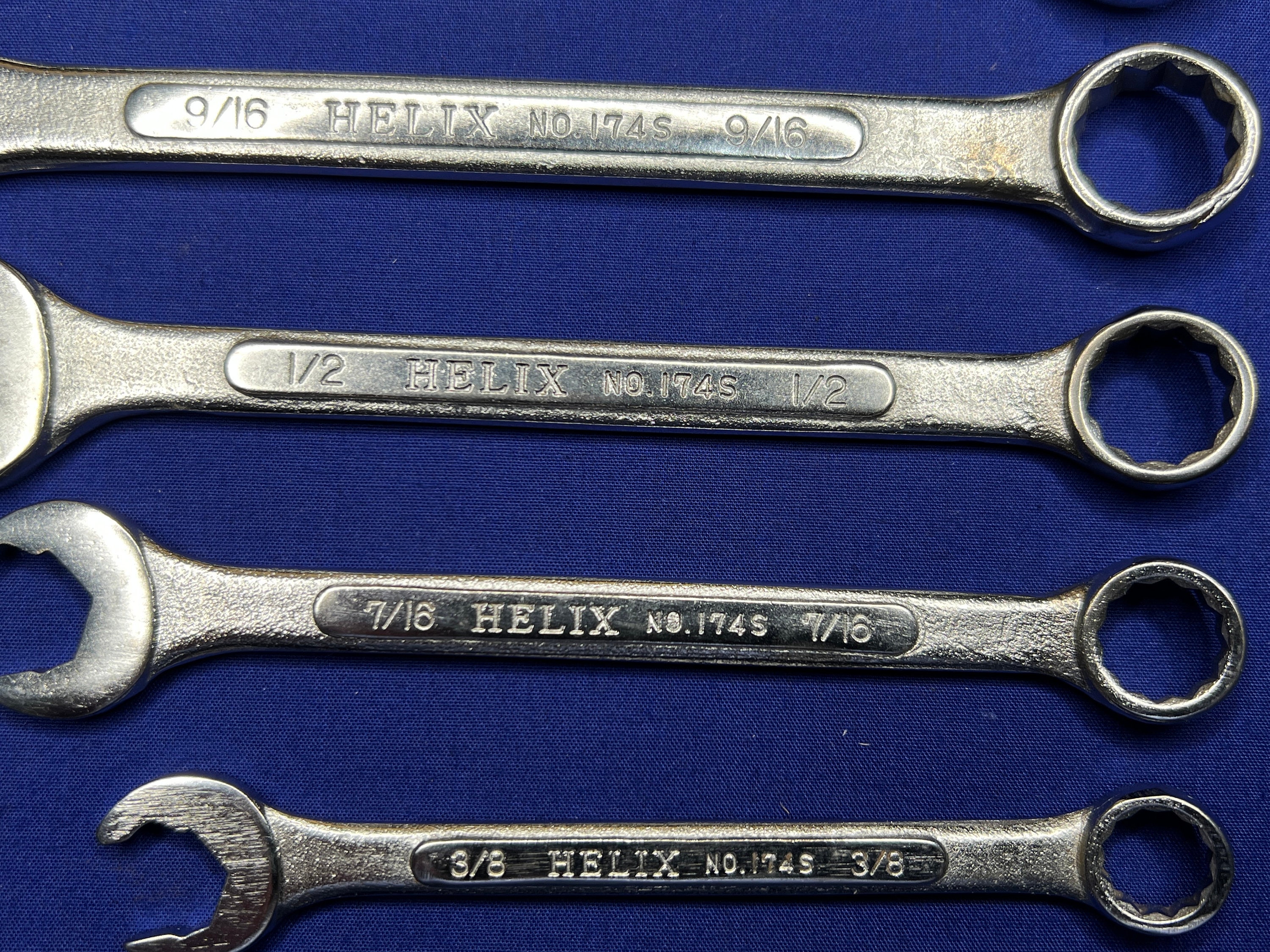 Peterson Tool Co Helix Combination Wrench Set - Etsy