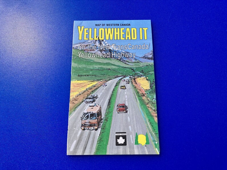 Map of Western Canada Yellowhead It - Etsy