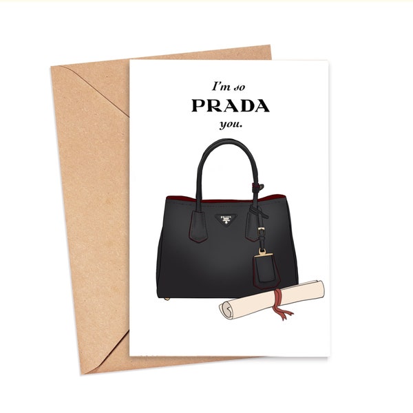 Prada Birthday Card - Etsy Canada