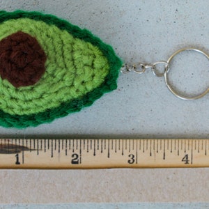 Crochet Avocado Keychain, Crochet Keychain - Etsy