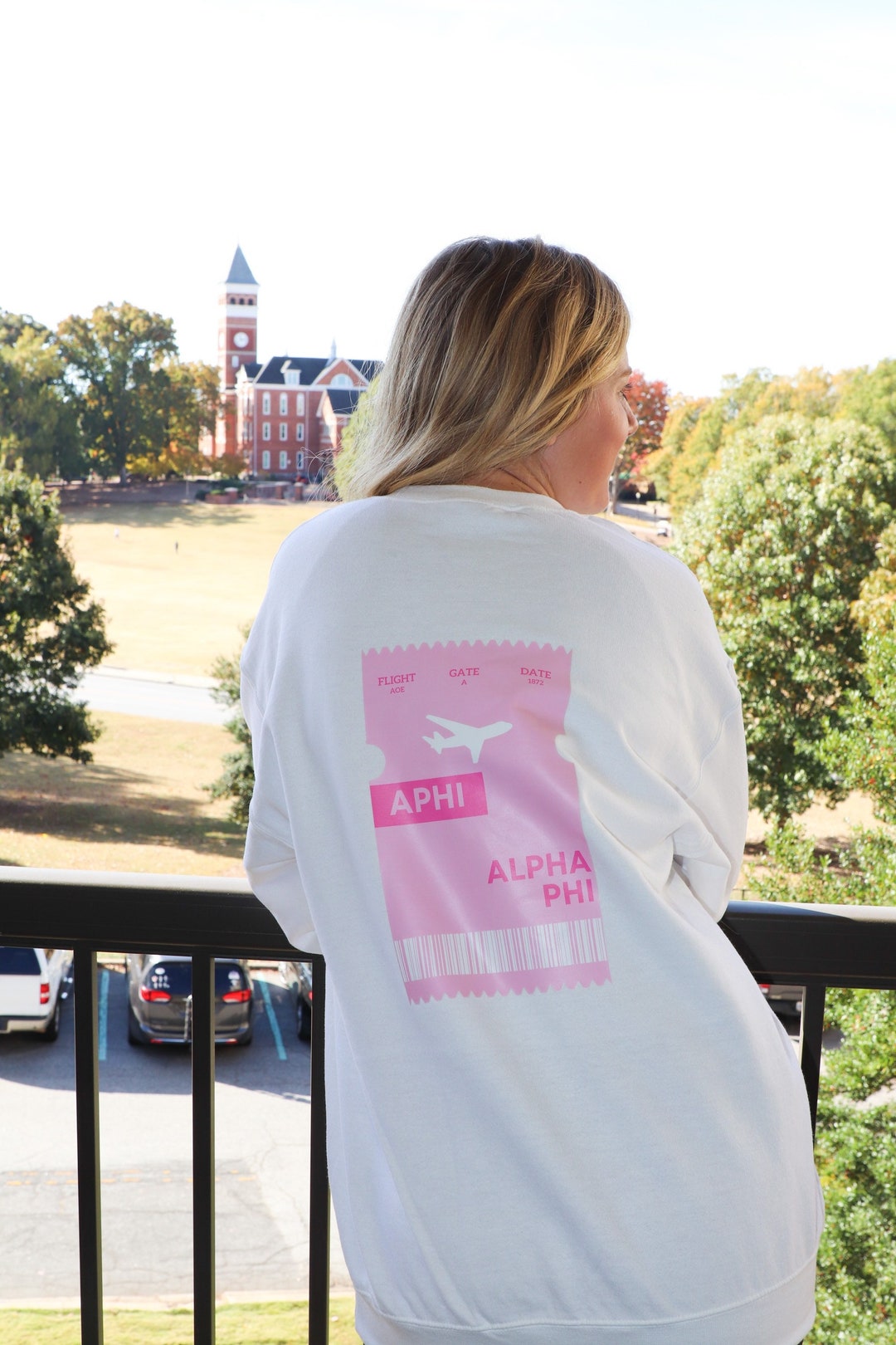 Alpha Phi Boarding Pass Sorority Sweatshirt Hoodie - APHI A PHI - Etsy