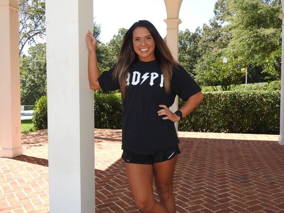 Adpi Lightning Bolt T-shirt Alpha Delta Pi | Etsy