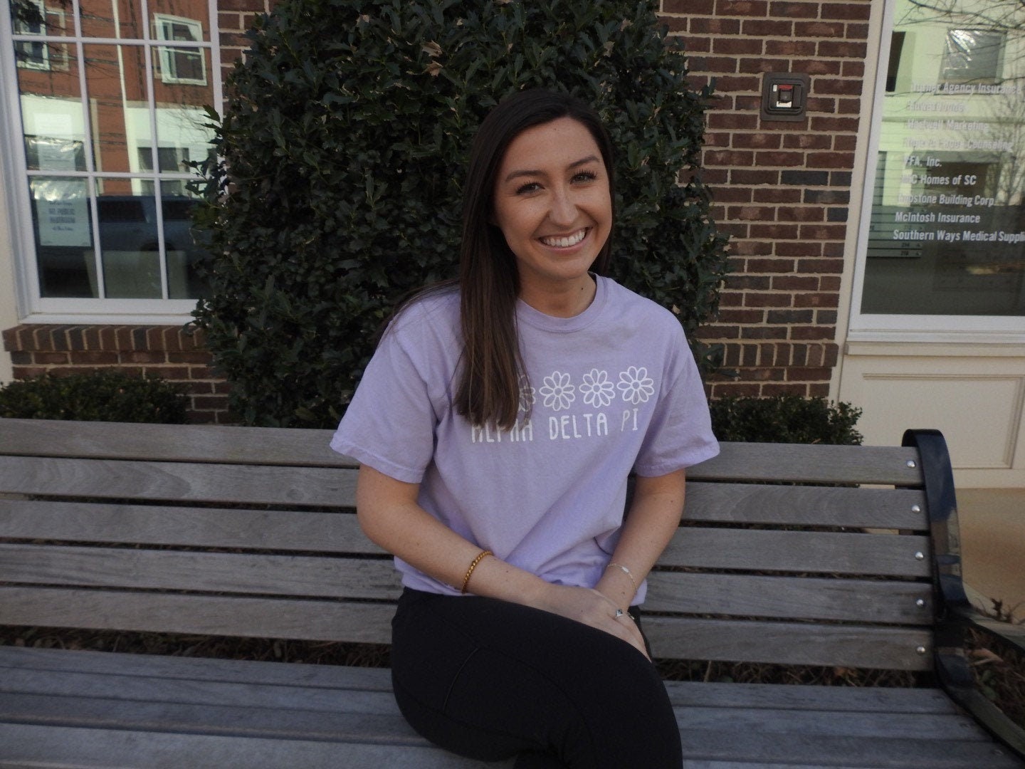 CUSTOM Sorority Flower T-shirt ADPI Alpha Phi Kappa Delta - Etsy