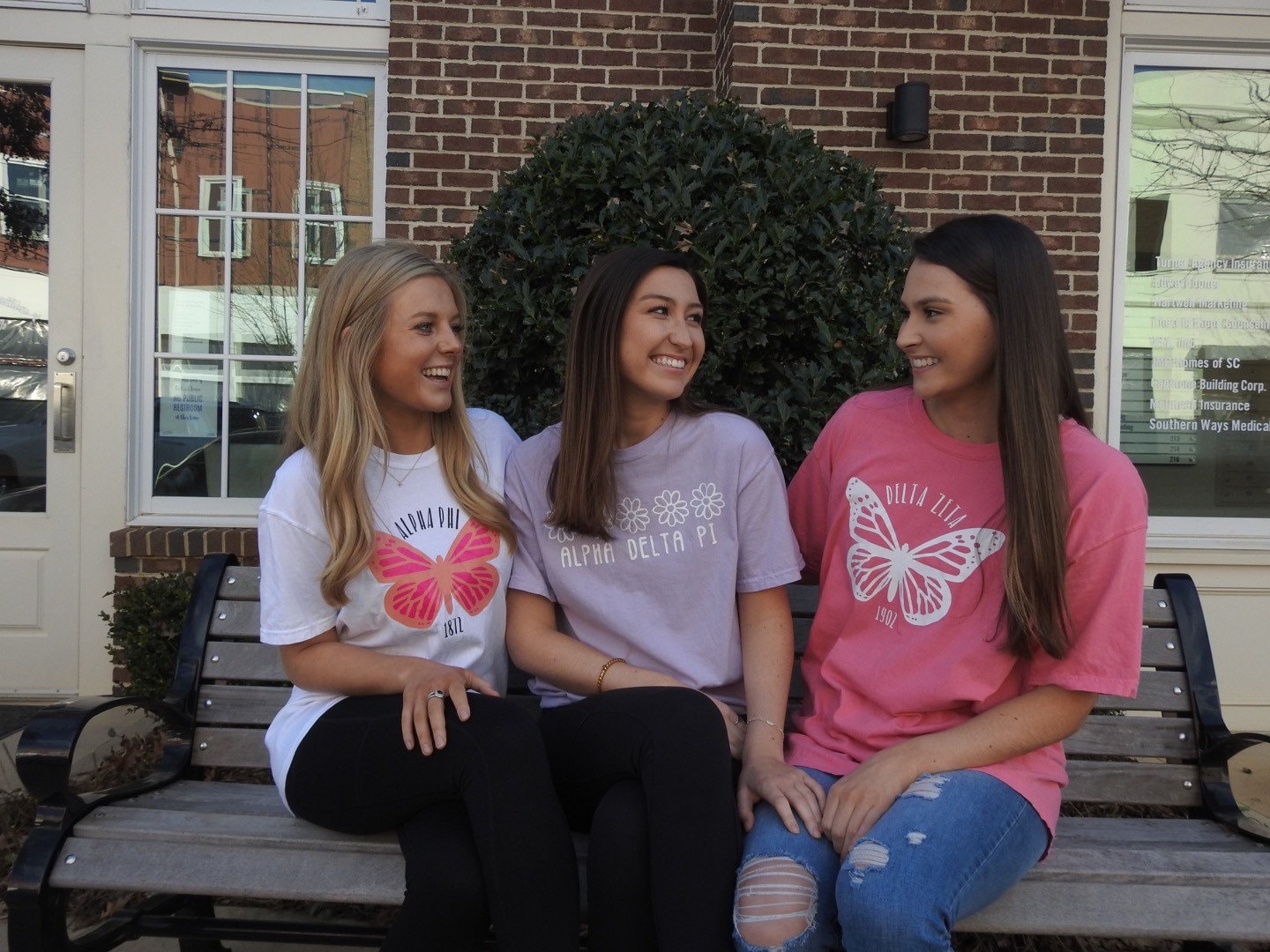 CUSTOM Sorority Flower T-shirt ADPI Alpha Phi Kappa Delta - Etsy