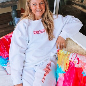 Adpi Boarding Pass Sorority Sweatshirt Hoodie - Alpha Delta Pi - Etsy