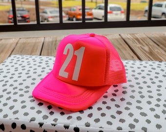 21 21st Birthday Gift 21st Birthday Hat 21st Birthday - Etsy