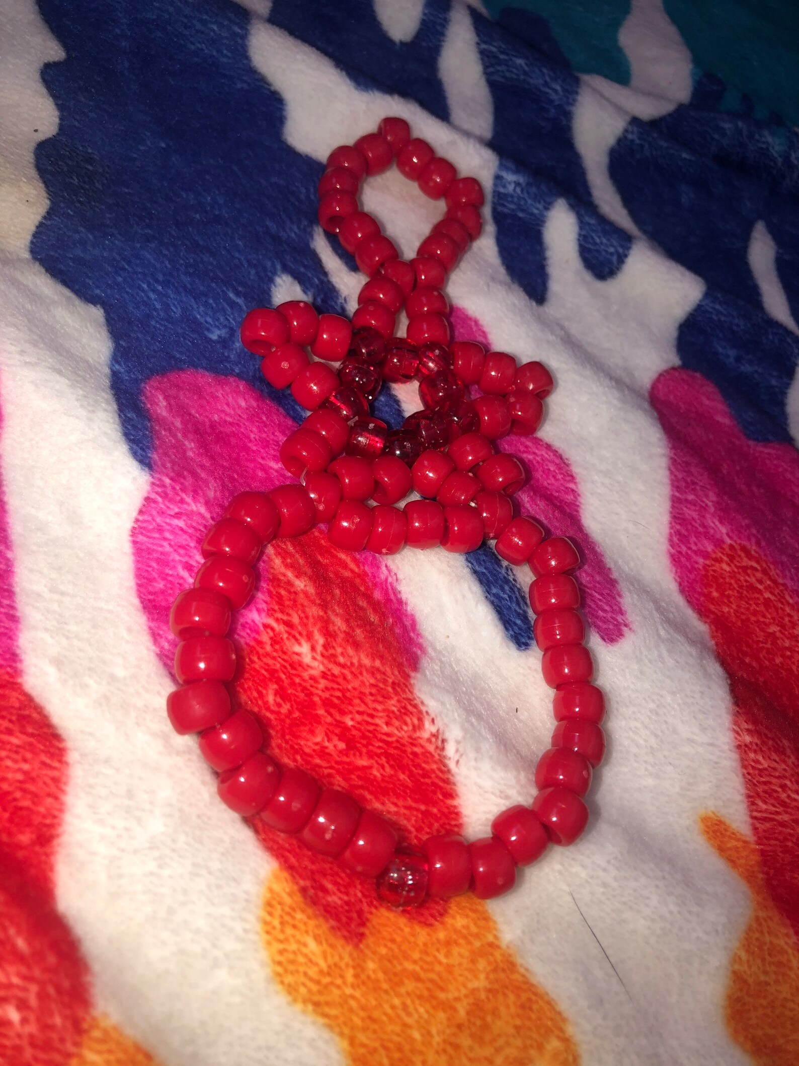 Red star hand kandi Kandi cuff Kandi bracelet red bracelet | Etsy