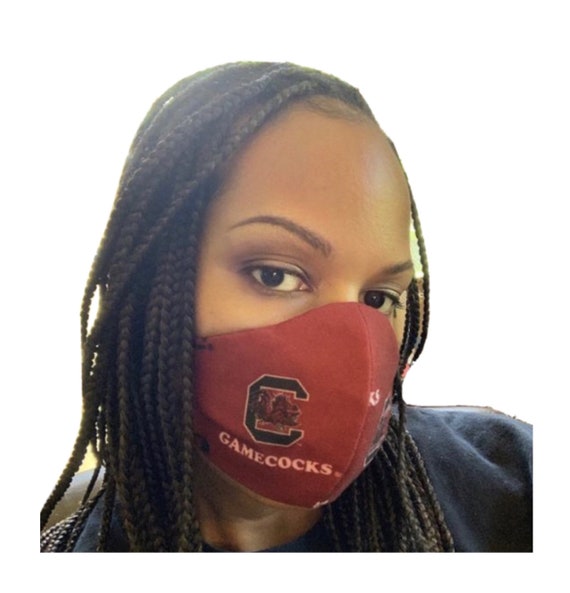 USC GAMECOCKS MASK Washable Fitted Face Cover Gift For | Etsy