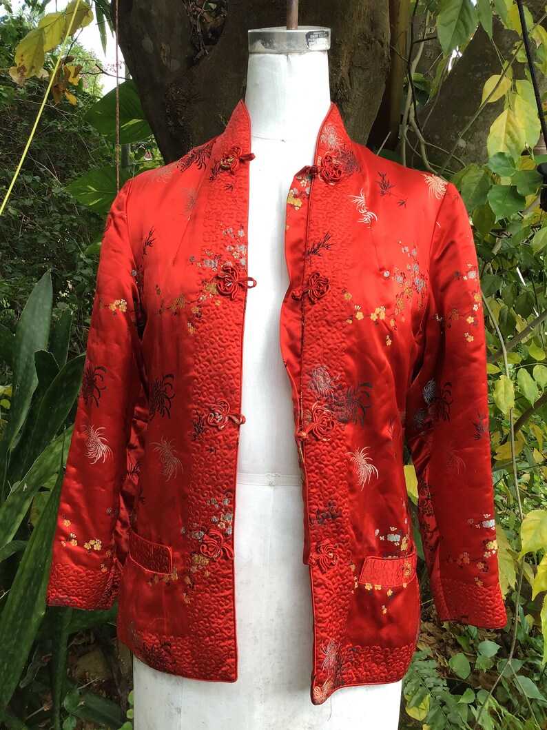 Vintage Chinese Padded Jacket - Etsy