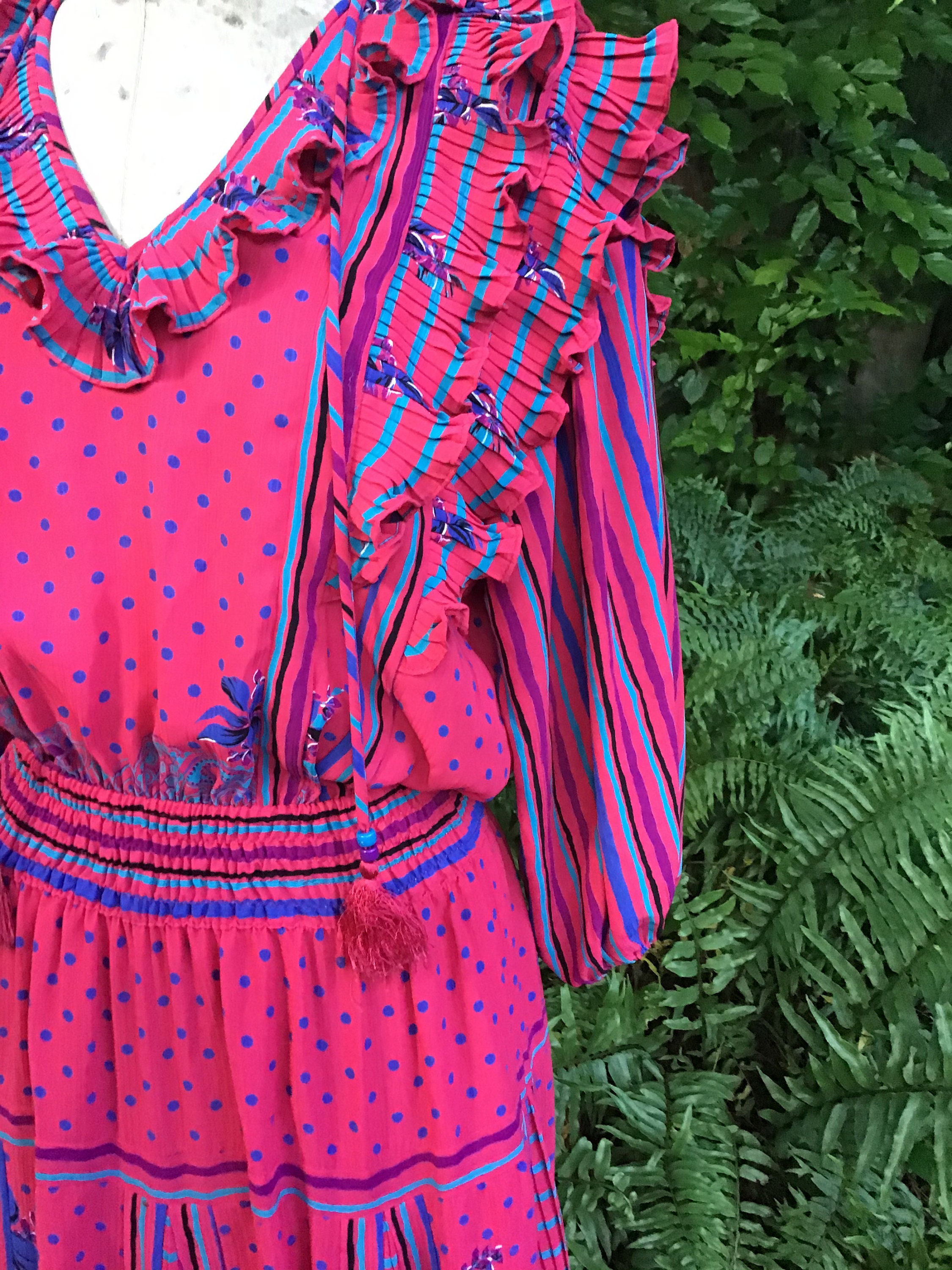 Vintage Diane Frey Signature Dress 1980s - Etsy