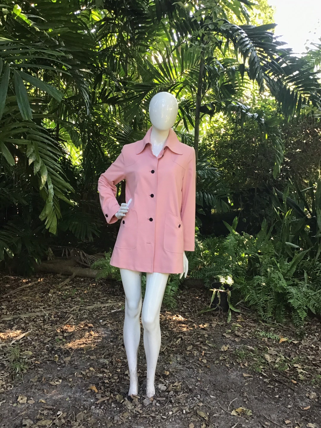 Vintage St John Gabardine Soft Pink Jacket - Etsy