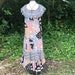 Vintage Diane Frey Maxi Dress - Etsy