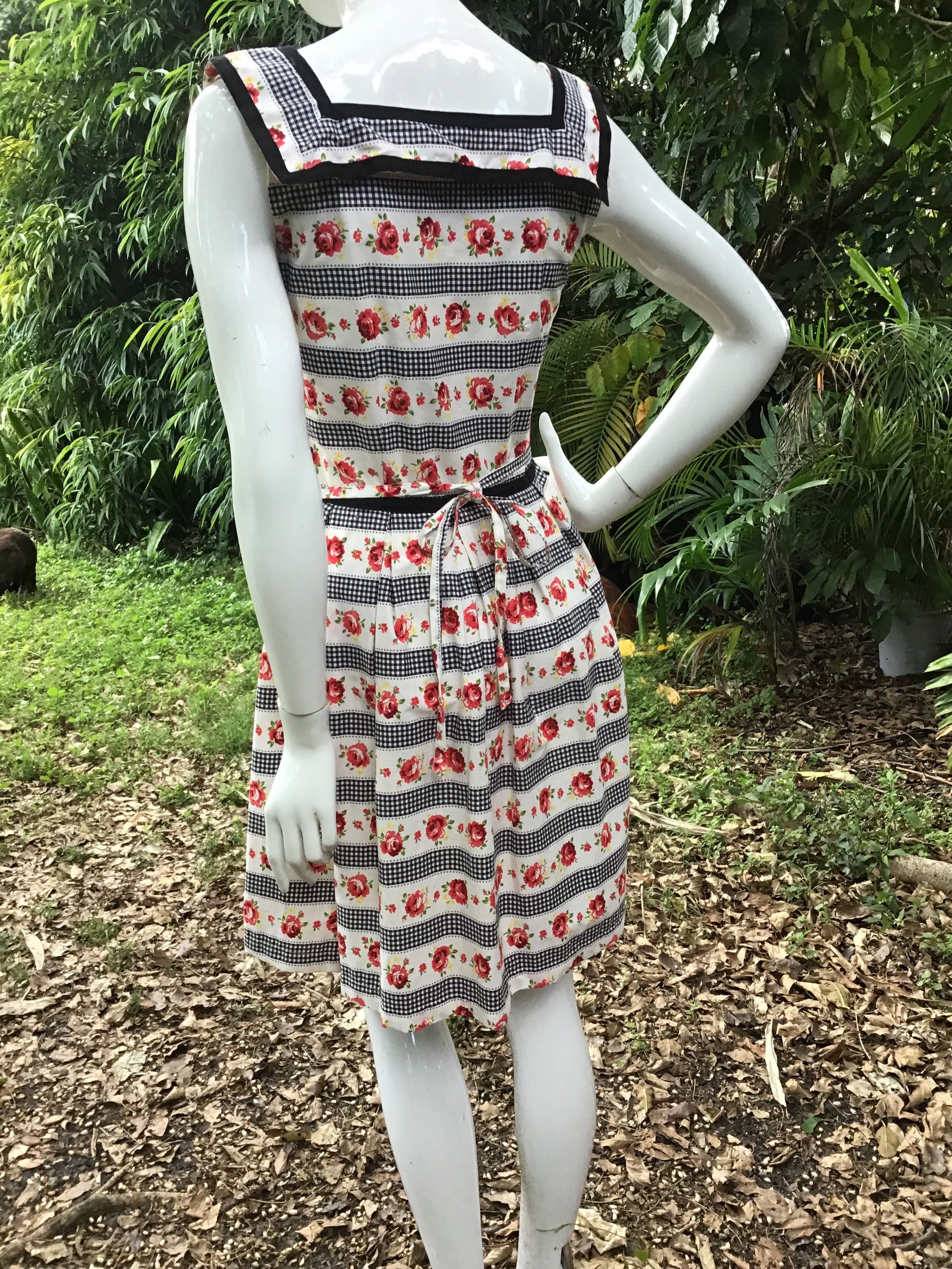 Vintage Trollied Dolly Cotton Dress - Etsy