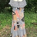 Vintage Diane Frey Maxi Dress - Etsy