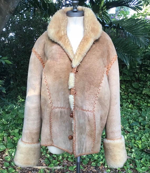 vintage handcrafted shearling - Gem