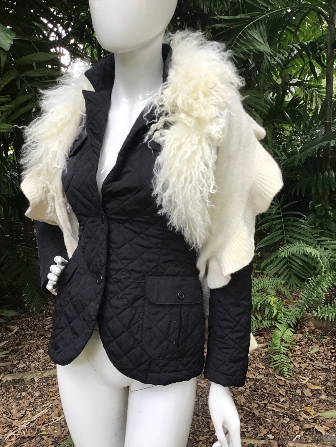 Vintage Wool and Angora Shawl - Etsy