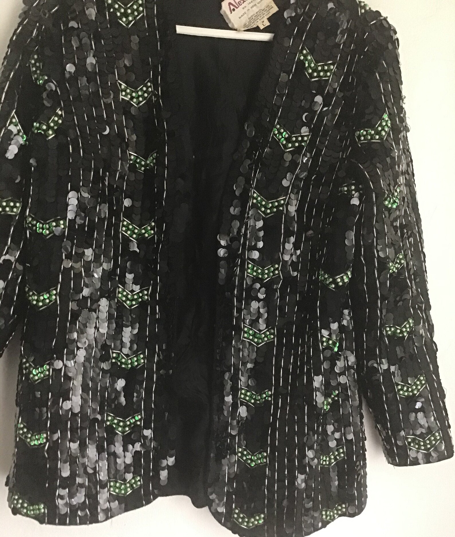 Vintage Jacket With Sequins and Beads - Etsy
