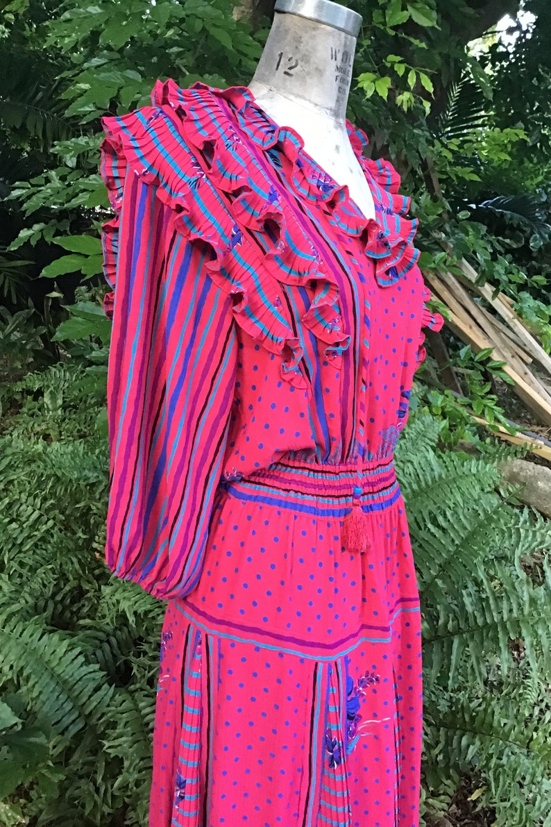 Vintage Diane Frey Signature Dress 1980s - Etsy