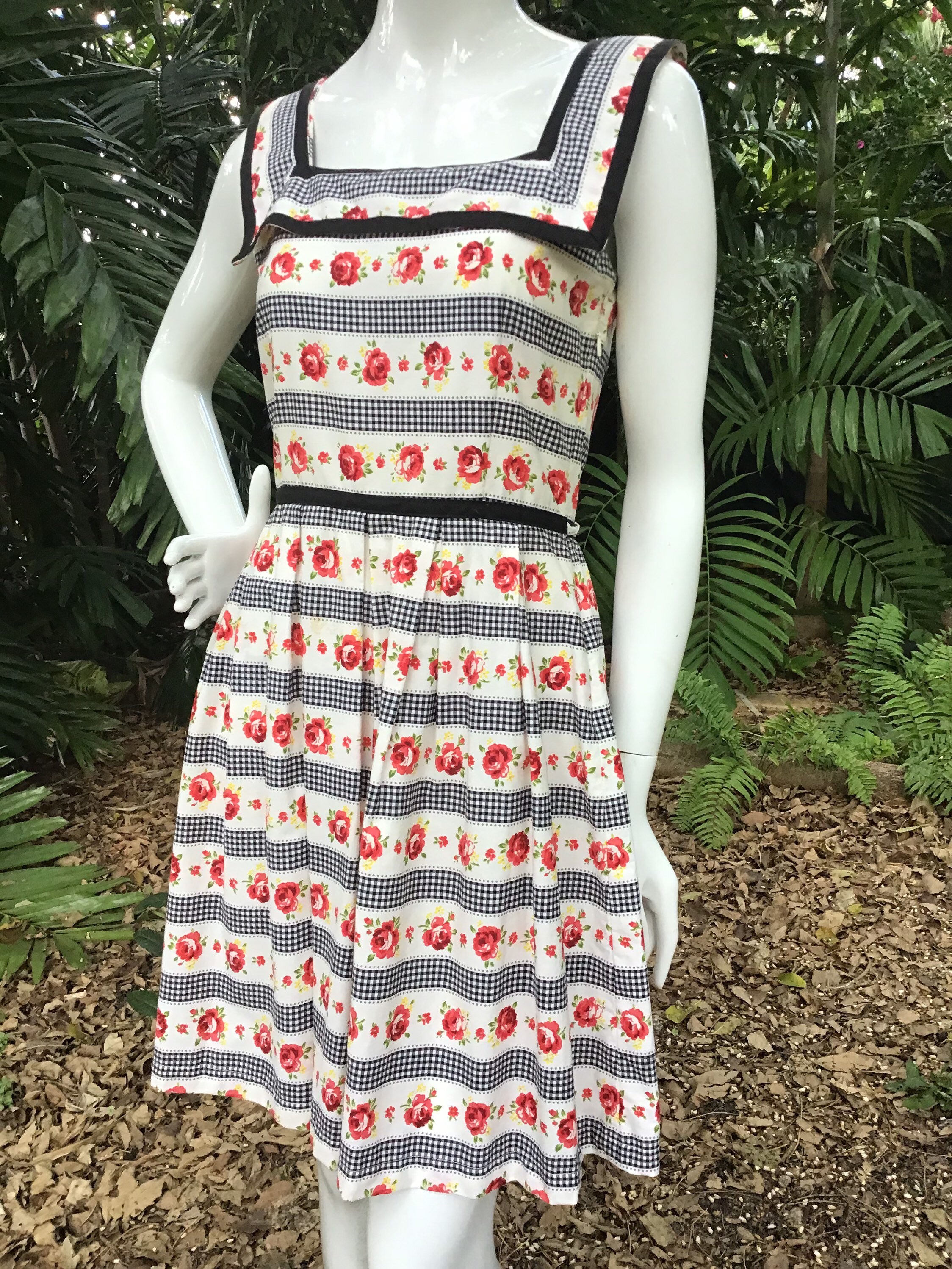 Vintage Trollied Dolly Cotton Dress - Etsy