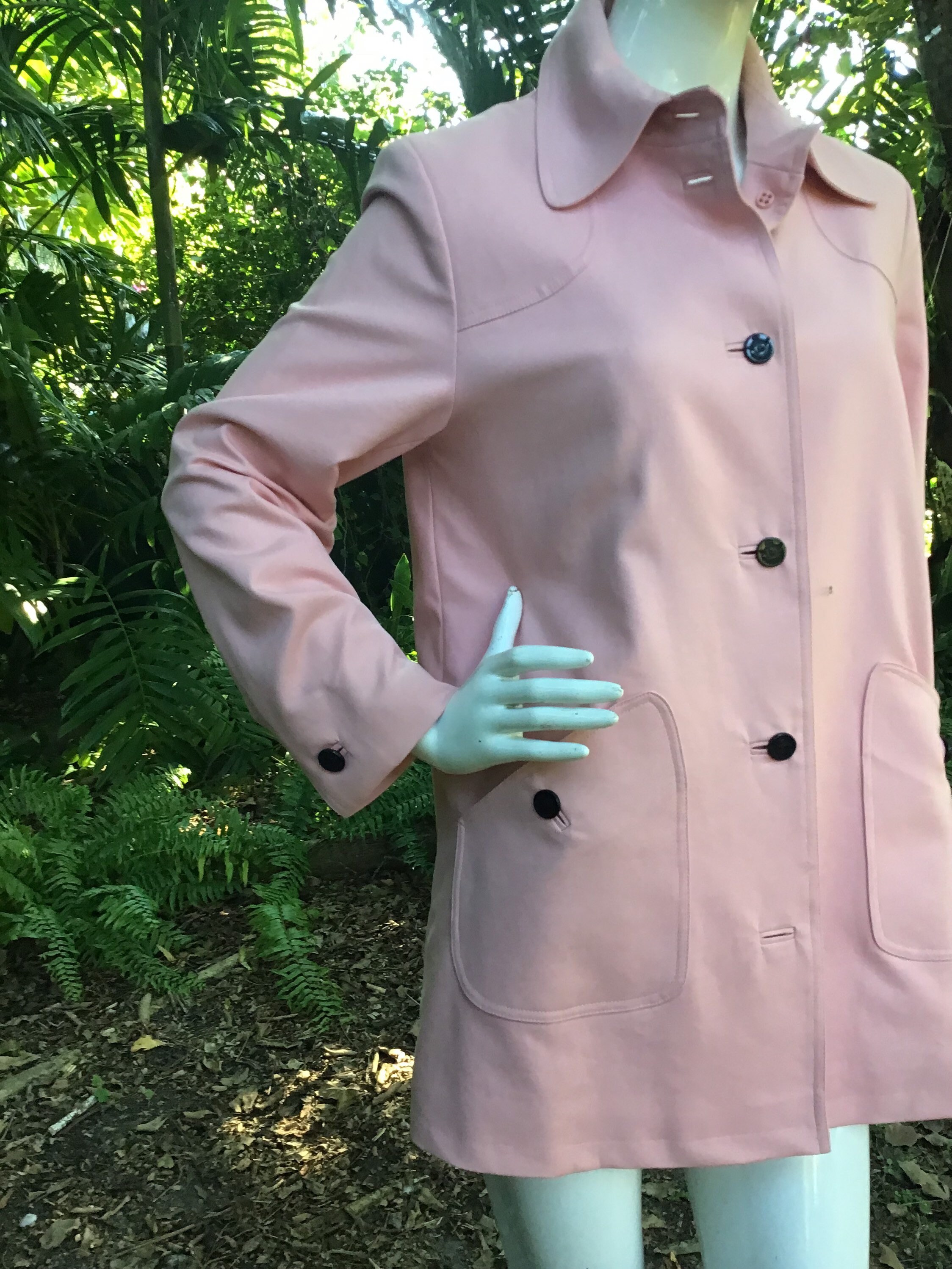 Vintage St John Gabardine Soft Pink Jacket - Etsy