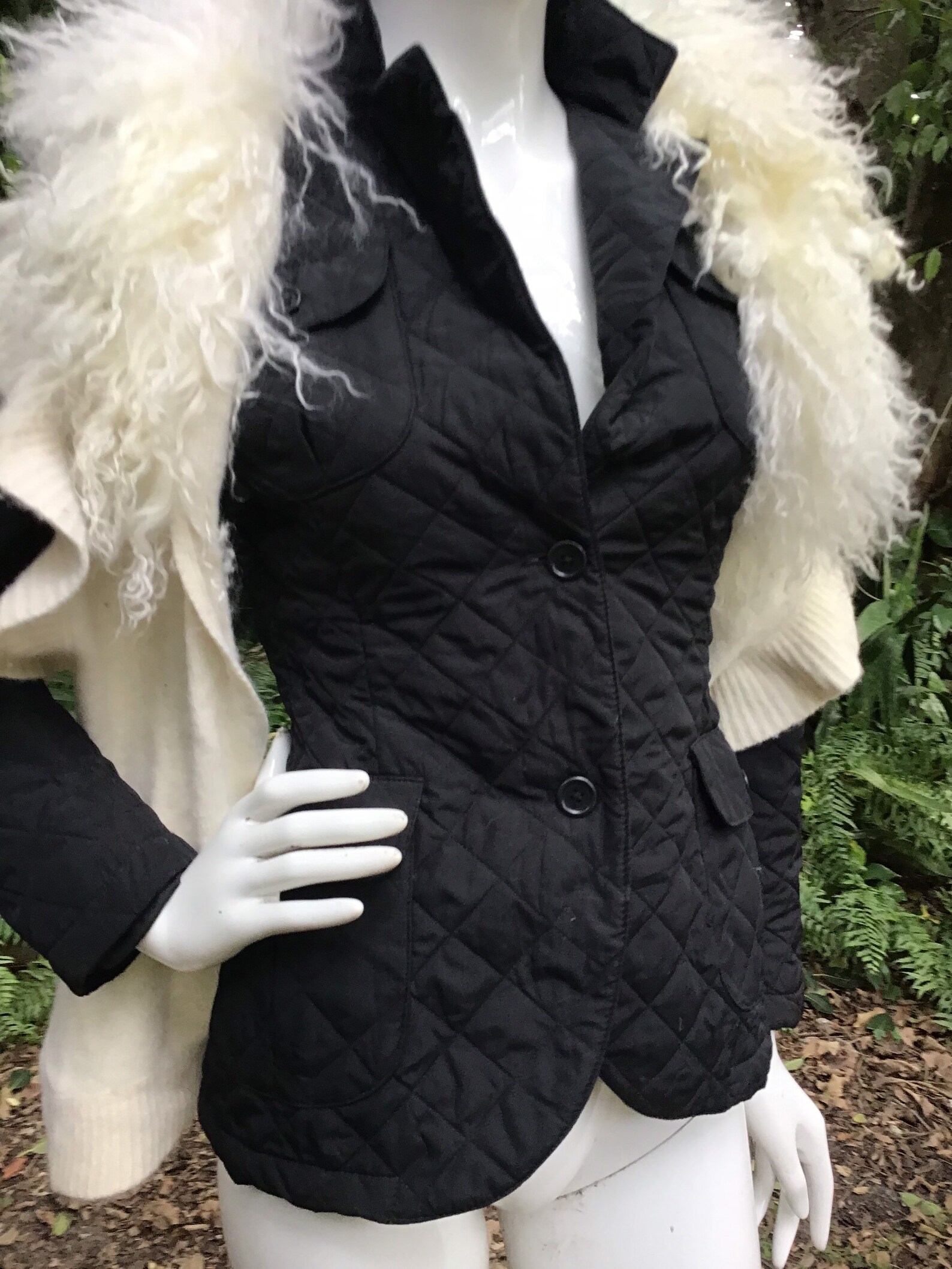 Vintage Wool and Angora Shawl - Etsy