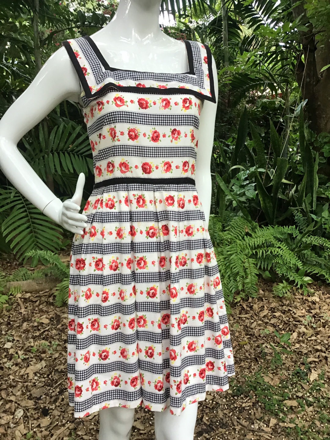 Vintage Trollied Dolly Cotton Dress - Etsy