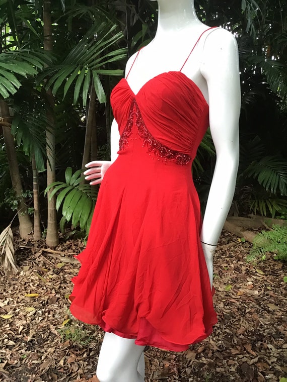 Vintage Cache silk and beaded Dress - Gem