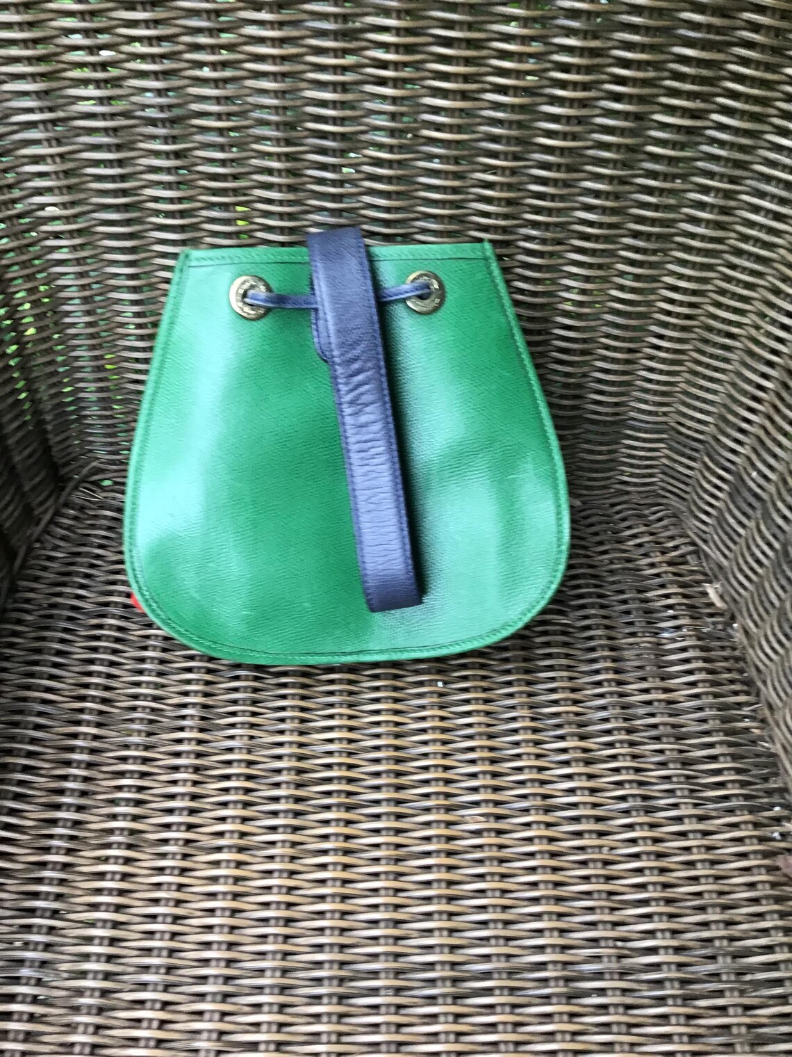 Vintage Tri Color Hand Bag - Etsy