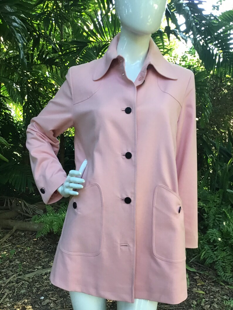 Vintage St John Gabardine Soft Pink Jacket - Etsy