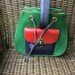 Vintage Tri Color Hand Bag - Etsy