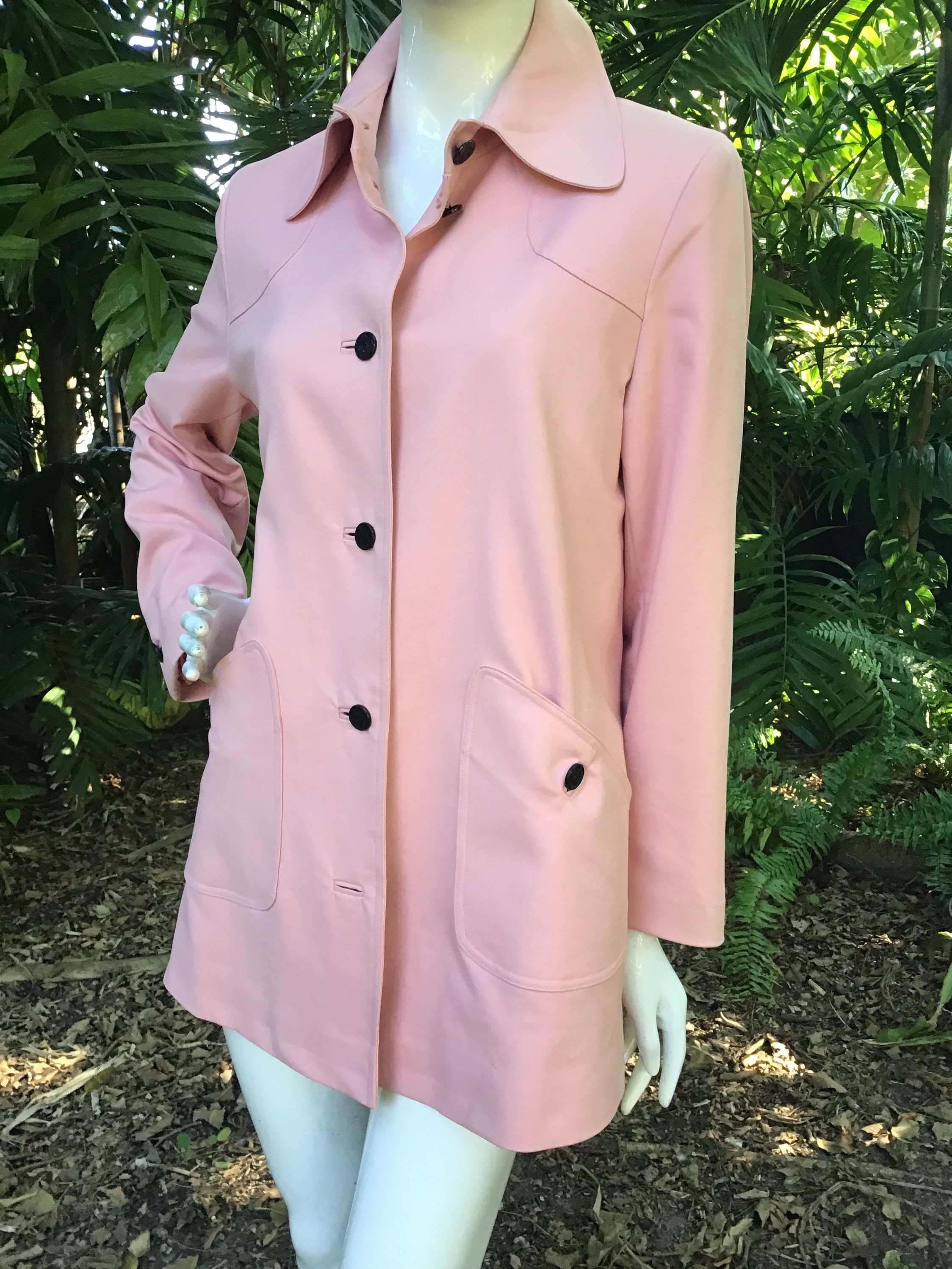 Vintage St John Gabardine Soft Pink Jacket - Etsy