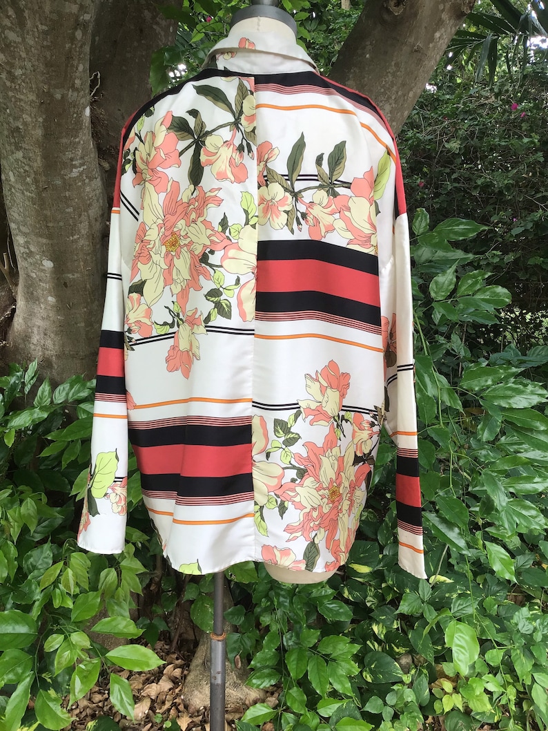 Vintage Zara Patterned Shirt - Etsy