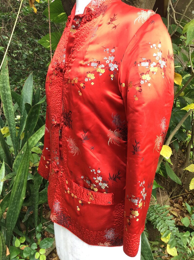 Vintage Chinese Padded Jacket - Etsy