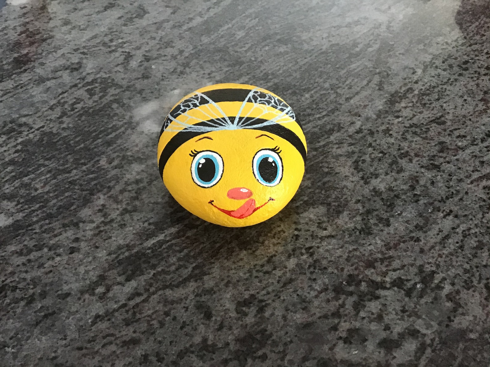 Bumblebee Painted Rocks. - Etsy