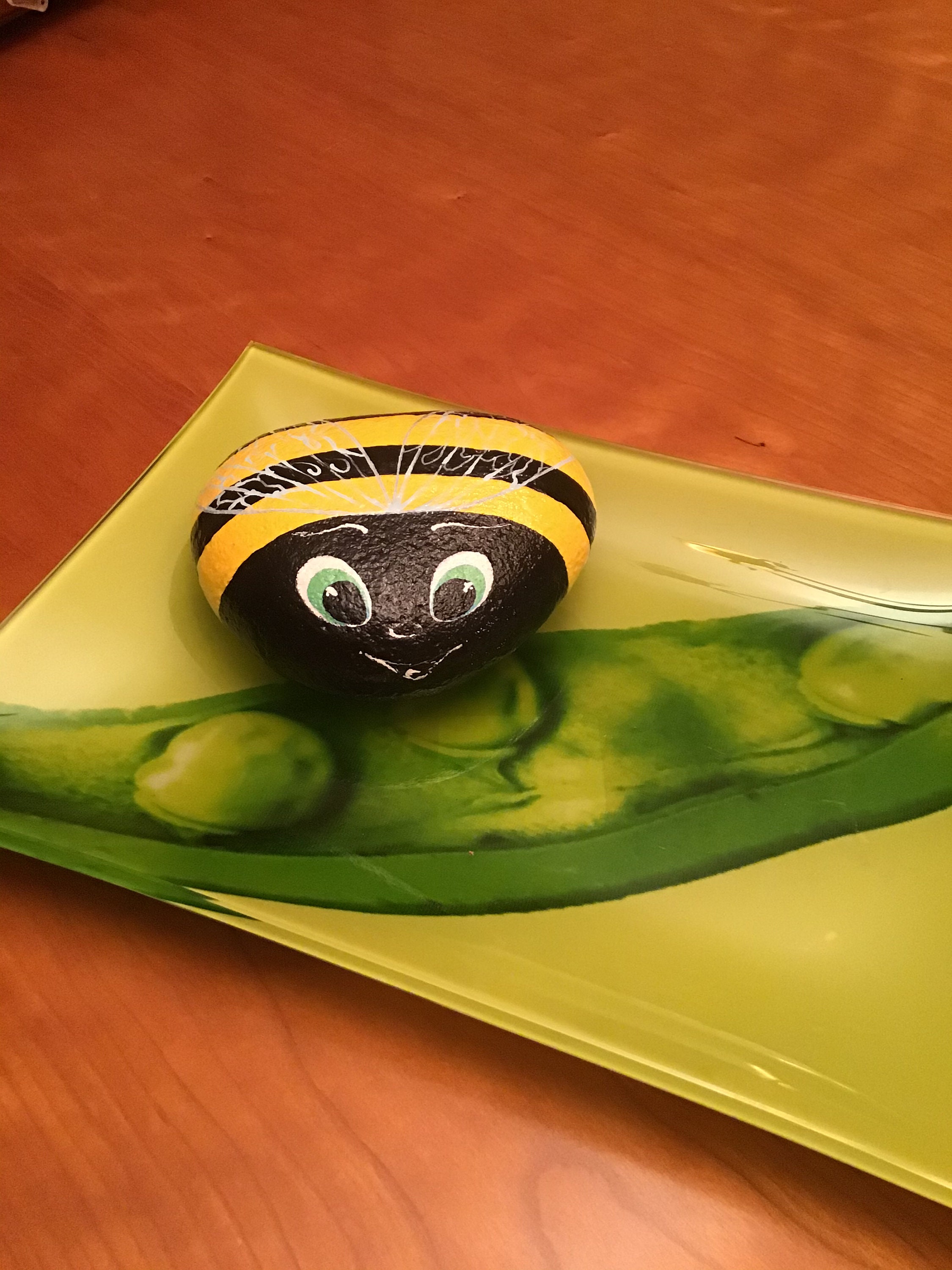 Bumblebee Painted Rocks. - Etsy