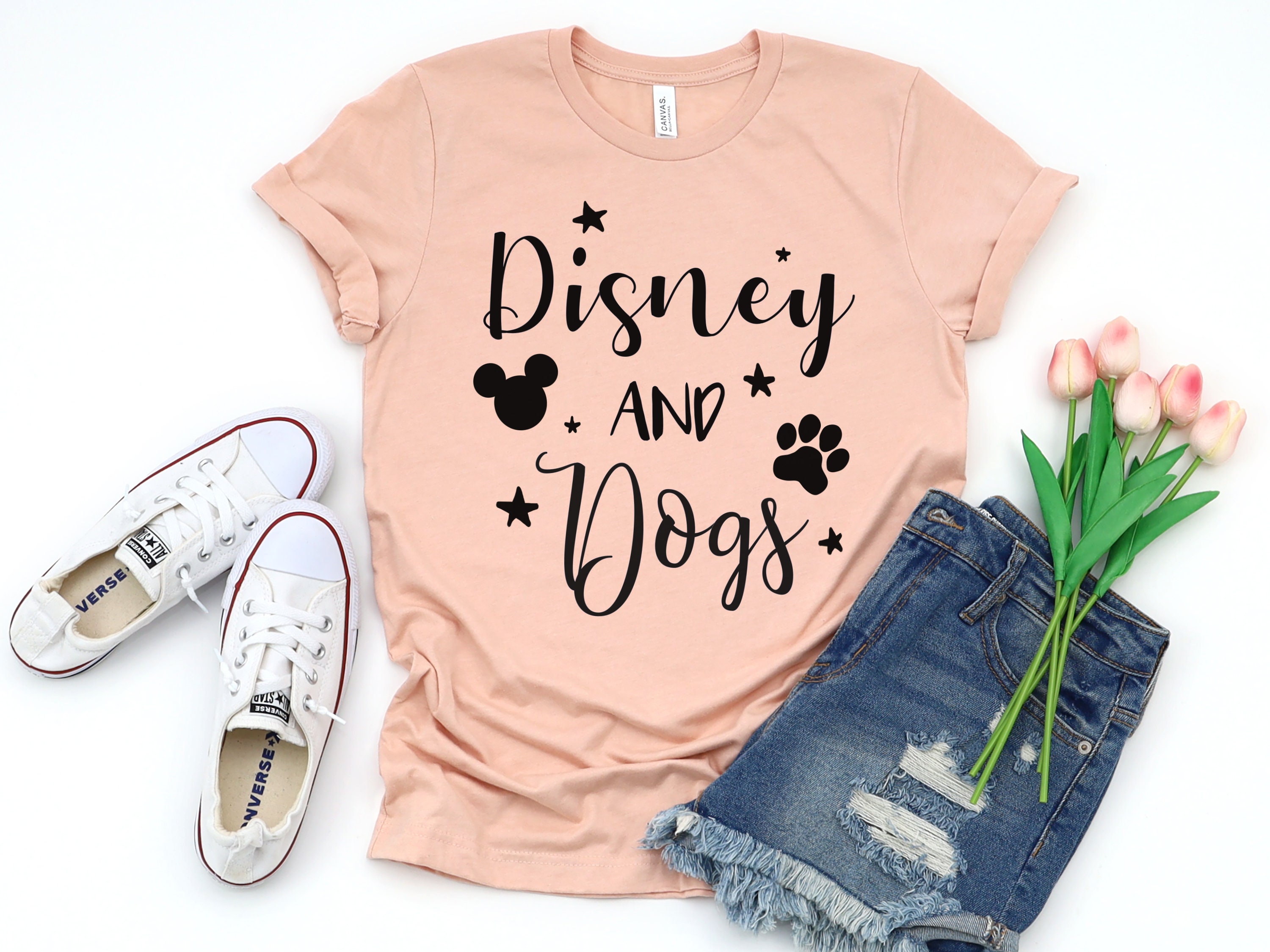 Disney and Dogs Shirt Dog Mom Shirt Cute Disney Shirt - Etsy