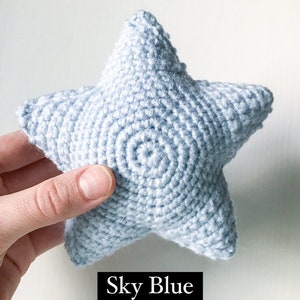 Crochet Star Plushie/small Star Pillow/stuffie/plush/stuffed Star/toy ...