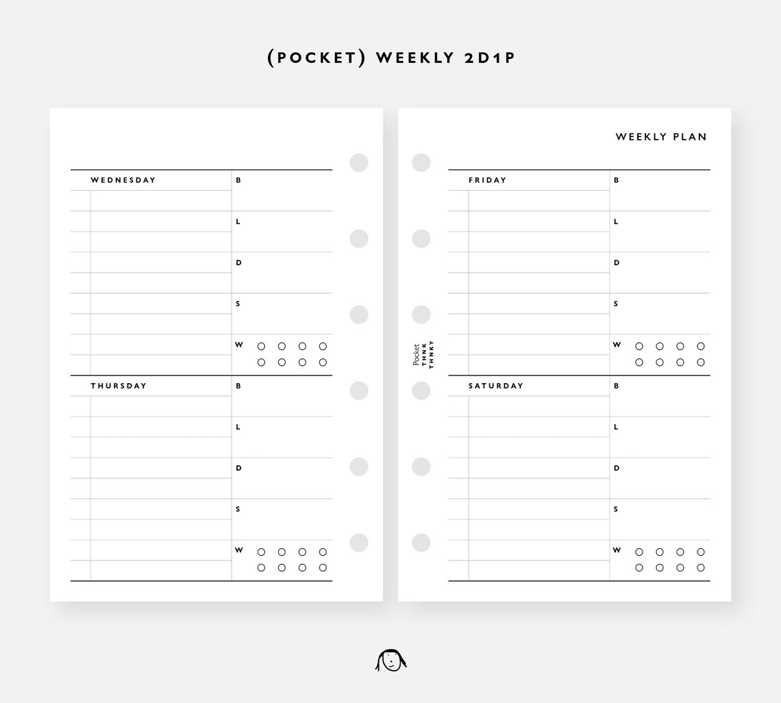 POCKET Size Weekly 2D1P Printable Inserts Etsy pocket-size-weekly-2d1p-printable-inserts-etsy
