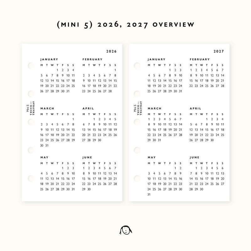 Mini Filofax 2026 - Etsy
