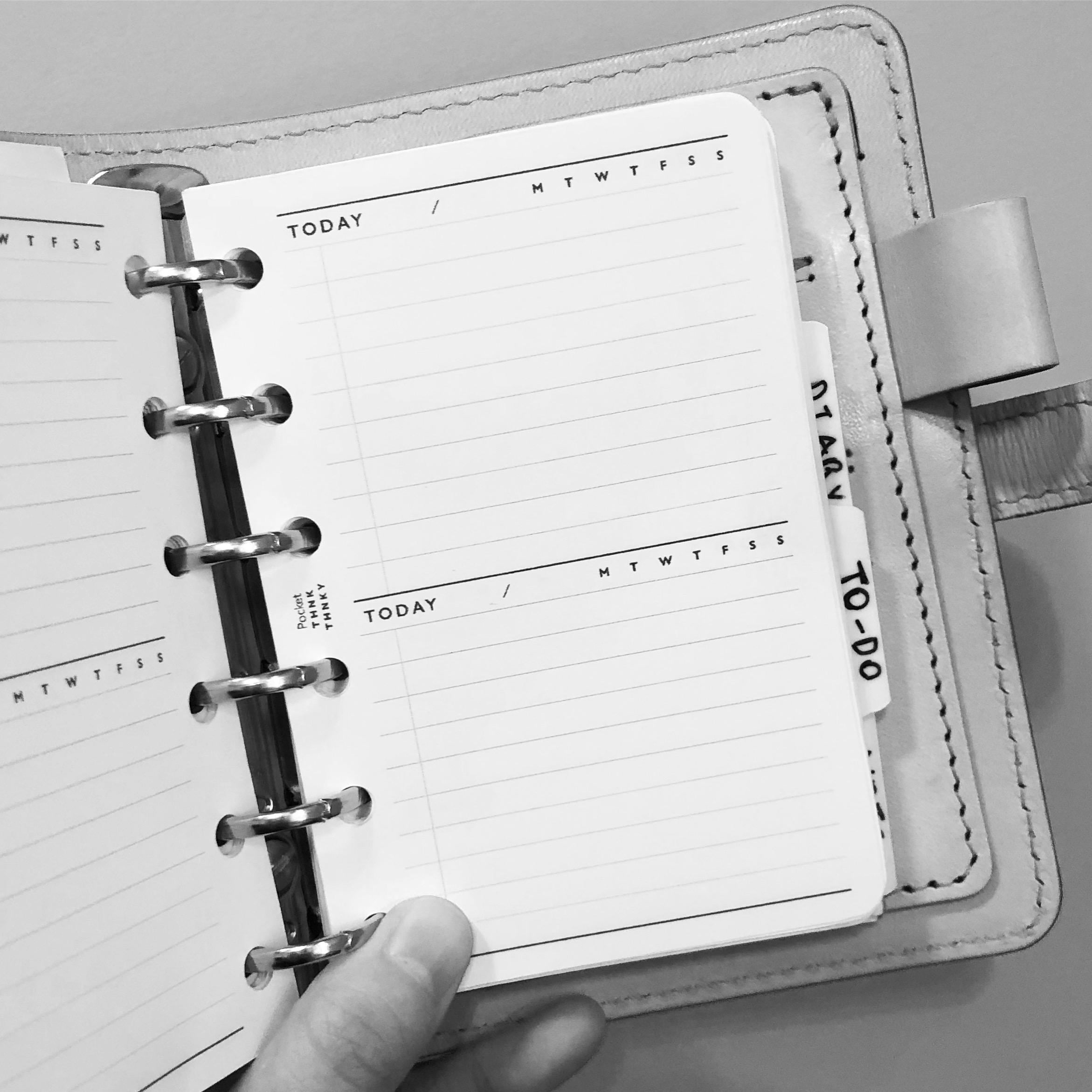 Mini 5 Daily Printable Inserts / Daily Planner / Agenda Printable ...