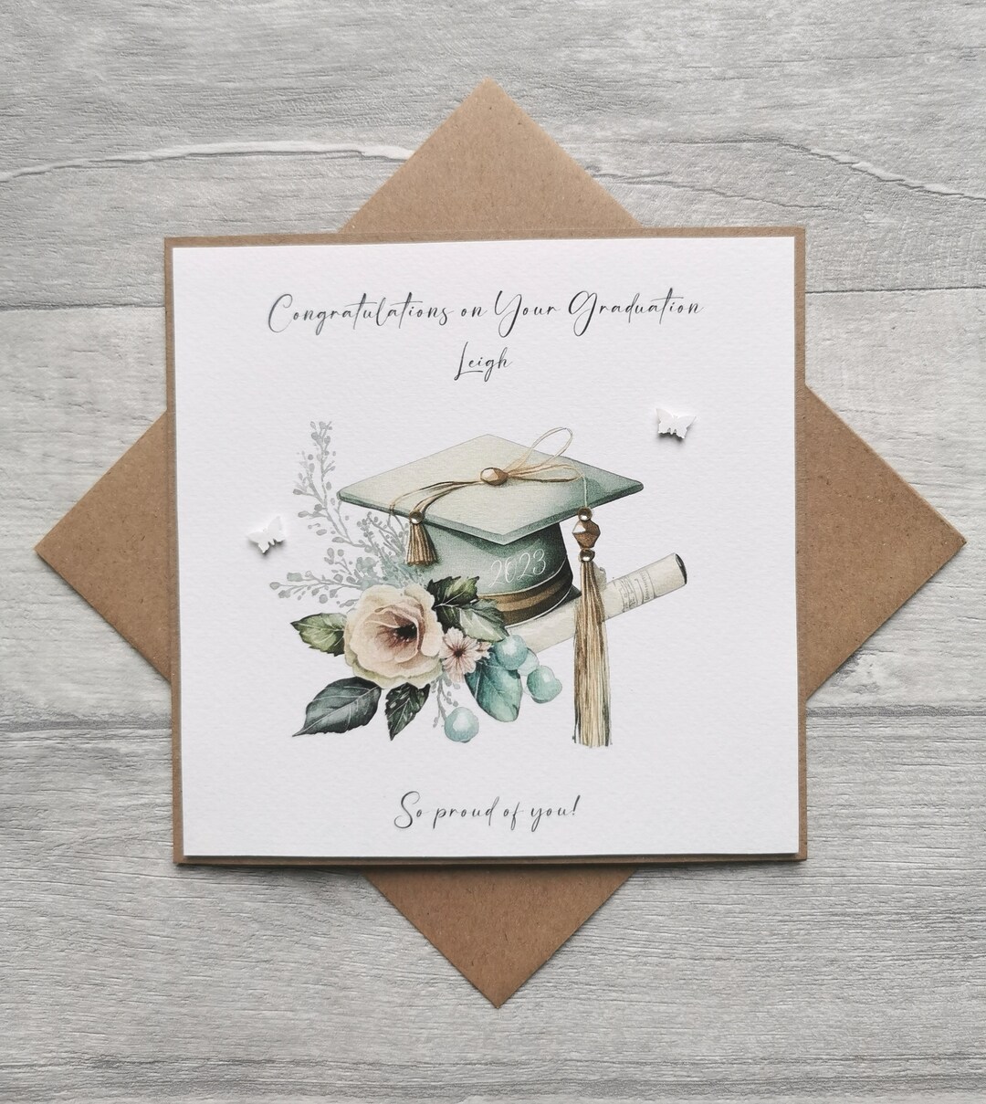 Personalised Graduation Card, Graduation Greeting Card, Graduation 2024 ...
