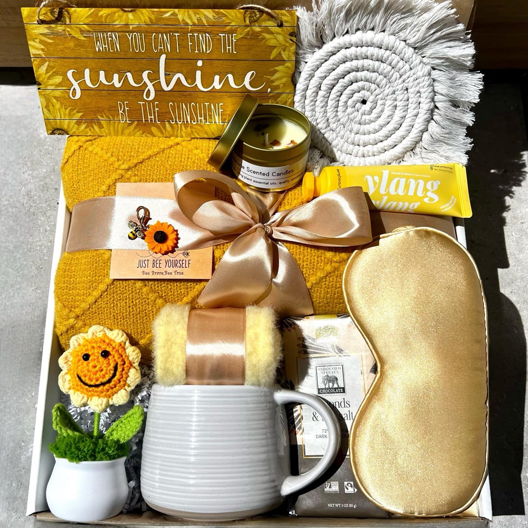 Sending Sunshine Gift Box | Sunflower Gift | Care Package for Her ...