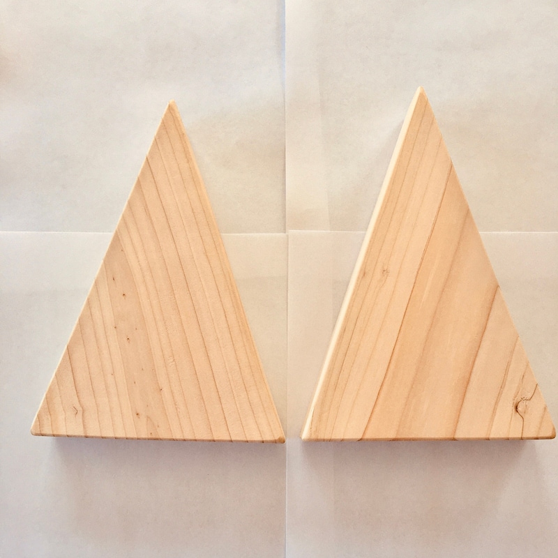 Wood Triangles - Etsy