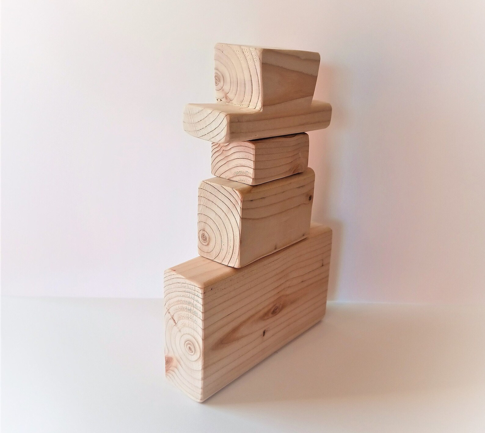 Christmas Snowman Blocks - Handmade Unfinished Wood - Etsy