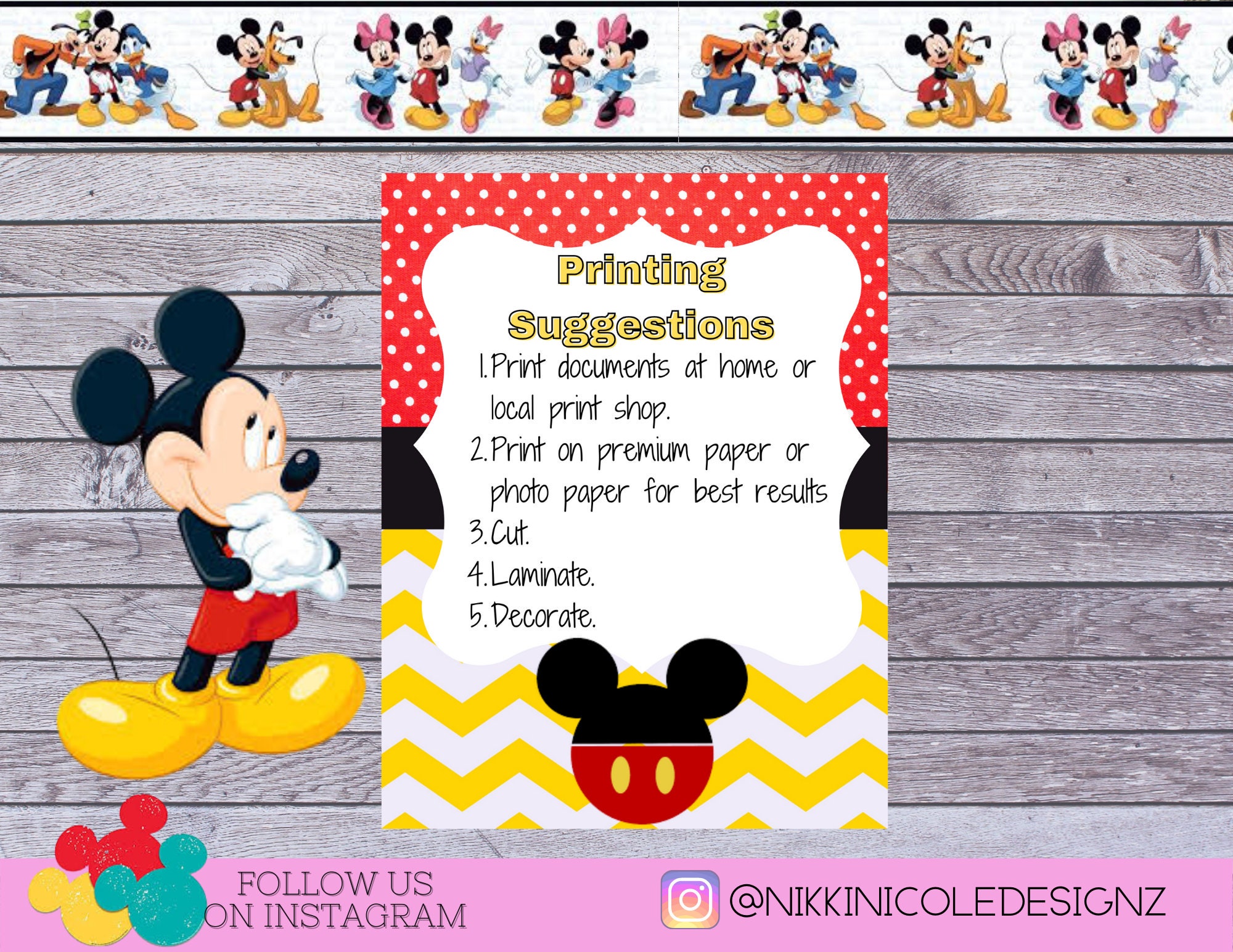 Disney Printable Teacher Planner for Disney themed classroom | Etsy