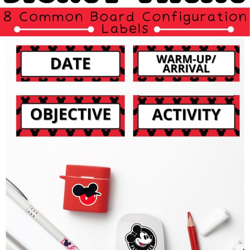 Magical Mickey Classroom Decor Class Community Emotions - Etsy