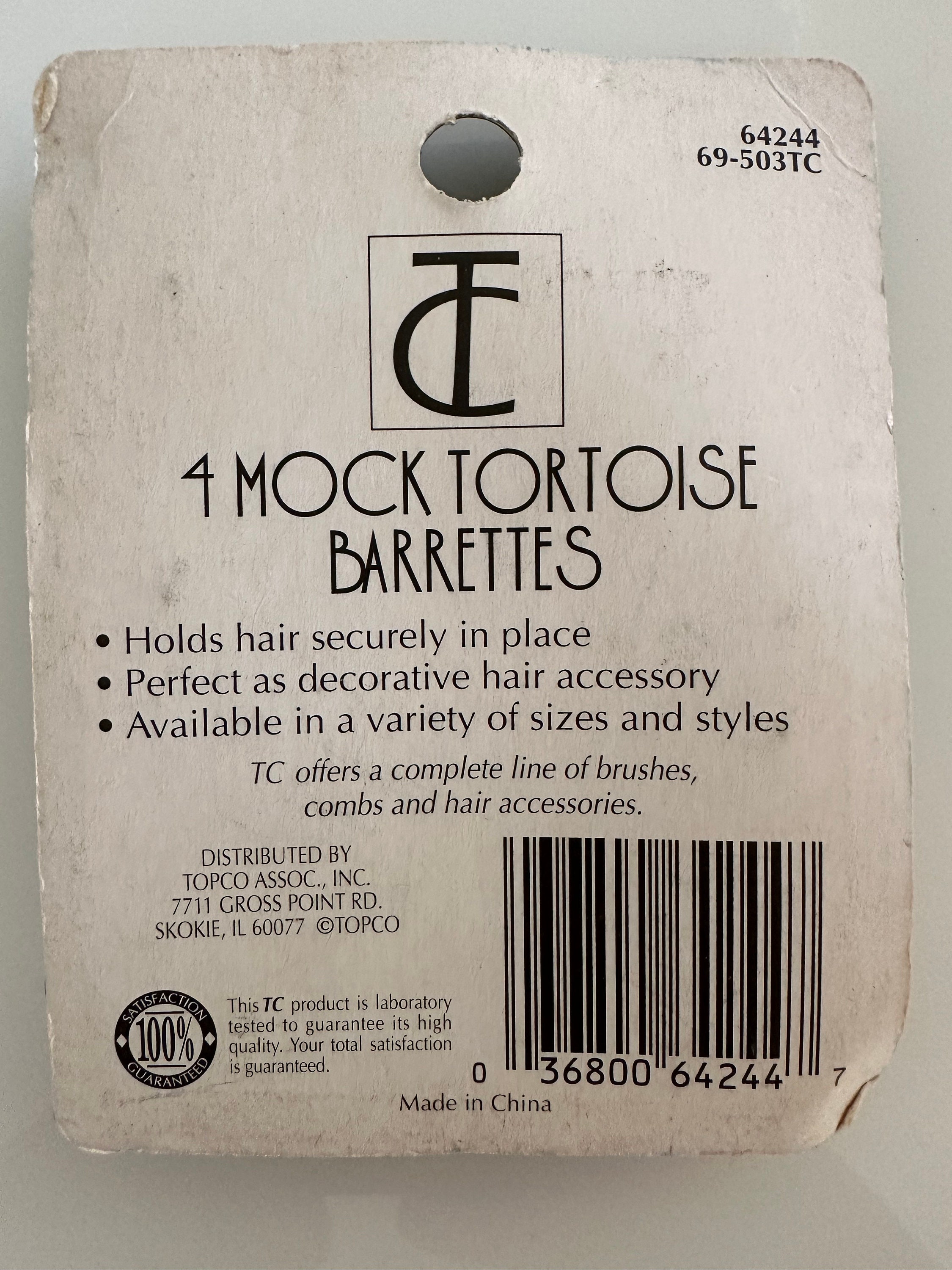 TC Same as GOODY Vintage 3 Inch Nos Nib New Stay-tight Clasp 4 ...