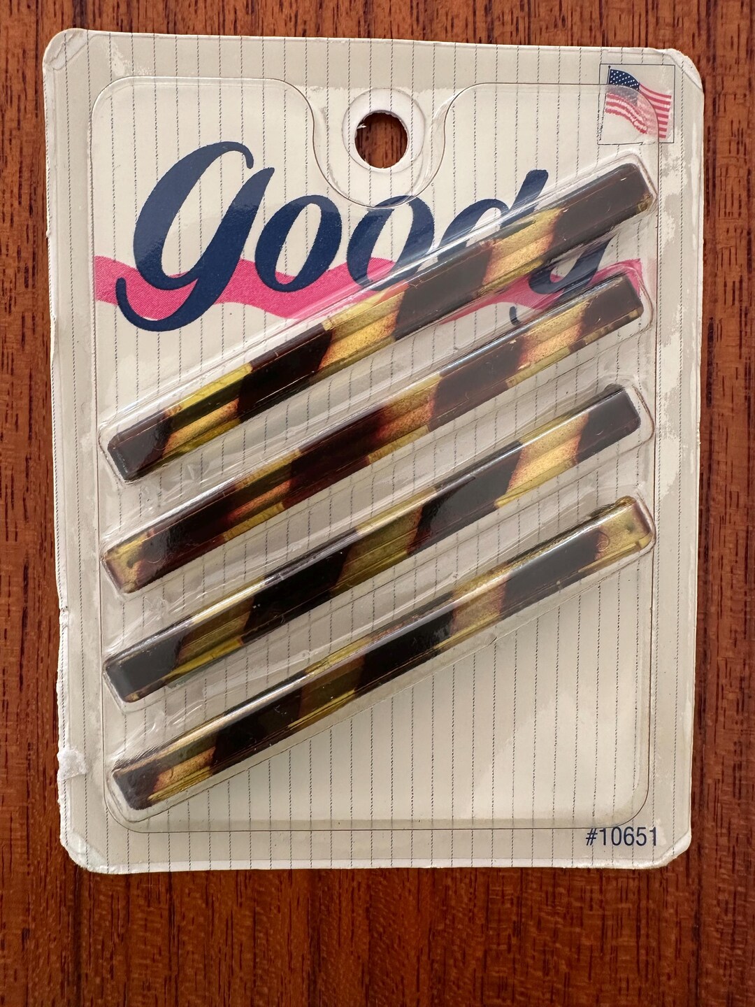 GOODY Vintage 3” Inch Nos Nib New Stay-tight Clasp 4 BARRETTES 1994 ...